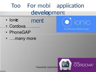 Mobile Application Development concepts.pptx | Computer Software and Applications | Computing
