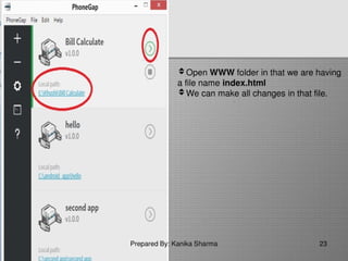 Mobile Application Development concepts.pptx | Computer Software and Applications | Computing