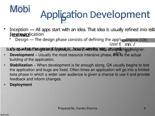 Mobile Application Development concepts.pptx | Computer Software and Applications | Computing