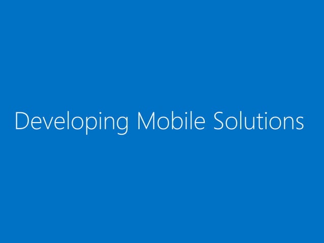 Mobile application development strategy and execution | PDF
