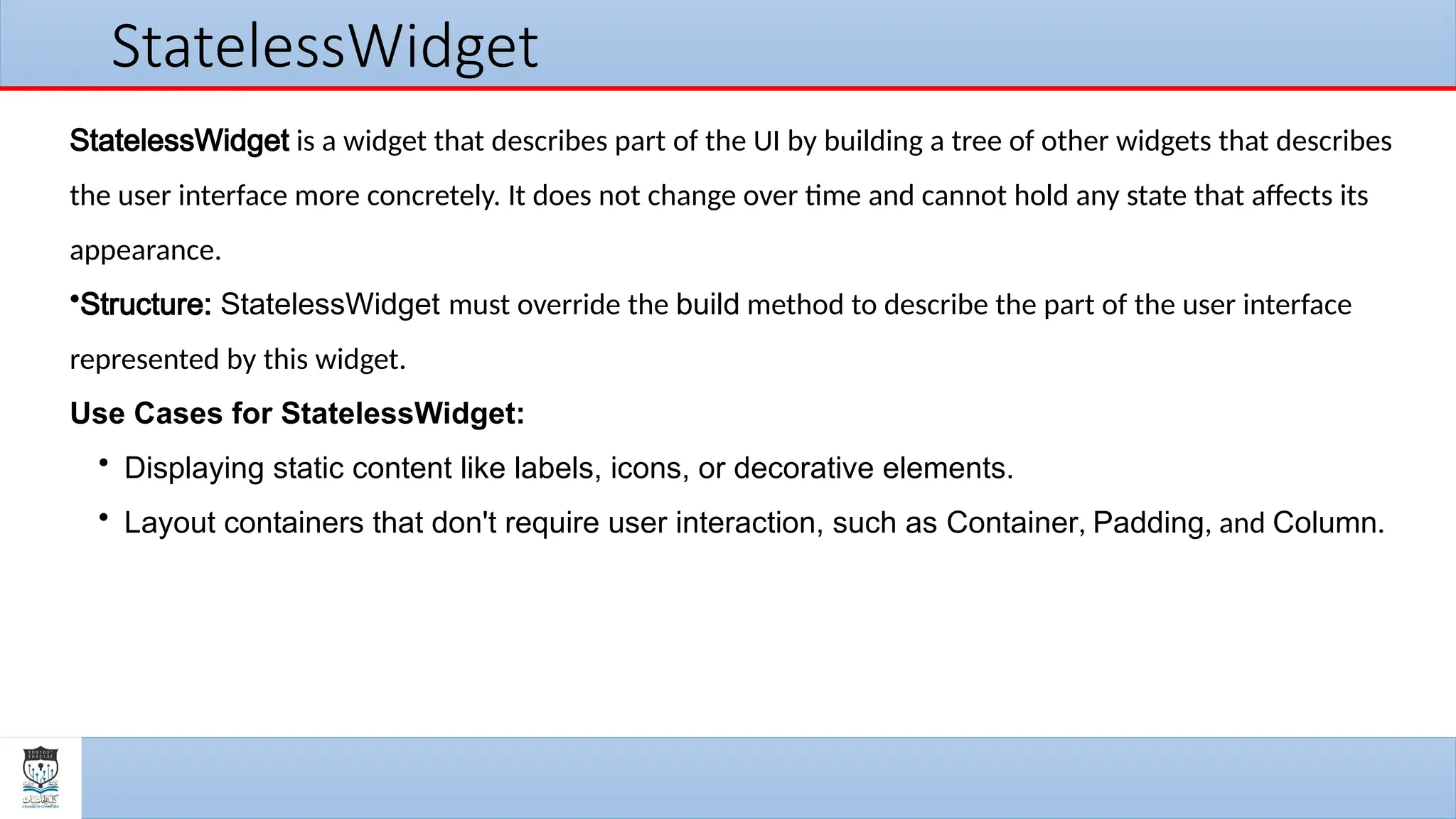 Mobile Applications Development Class 03 Starting With Flutter Ppt