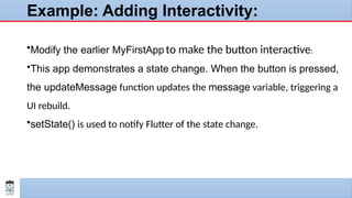 Mobile Applications Development class 03-starting with flutter | PPT
