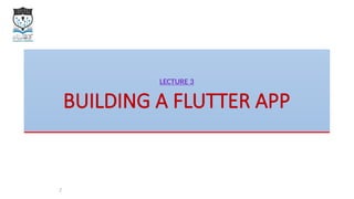 Mobile Applications Development class 03-starting with flutter | PPT