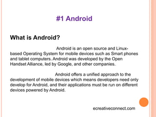 Mobile application development ppt | PPTX
