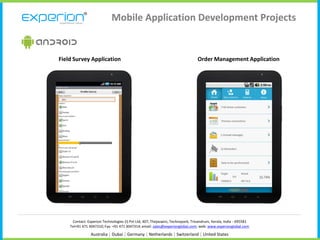 Experion - Mobile Applications | PDF
