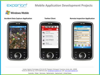 Experion - Mobile Applications | PDF