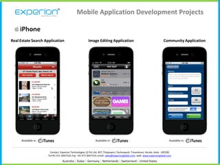 Experion - Mobile Applications | PDF