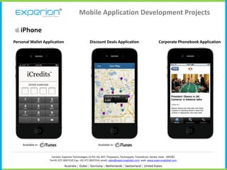 Experion - Mobile Applications | PDF