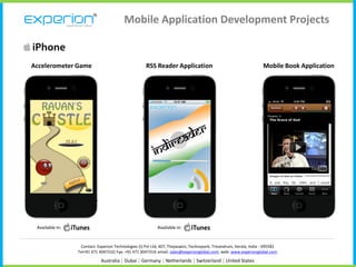 Experion - Mobile Applications | PDF