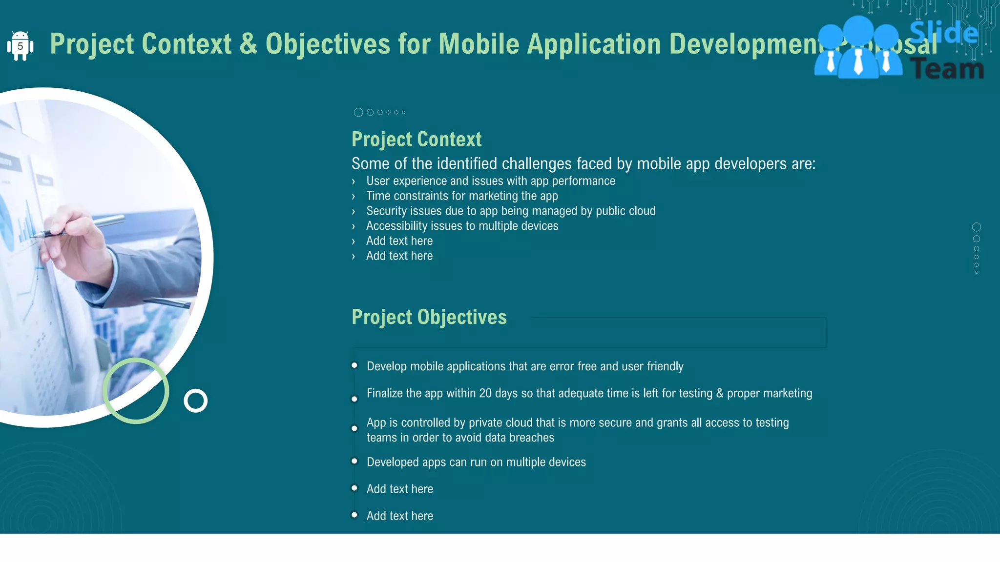 Mobile Application Development Proposal Powerpoint Presentation Slides