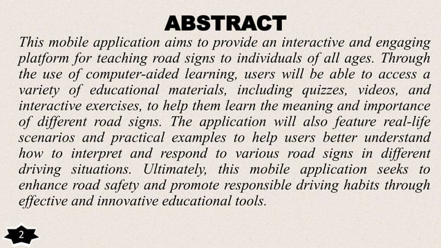 Mobile Application For Computer Aided Learning Pptx