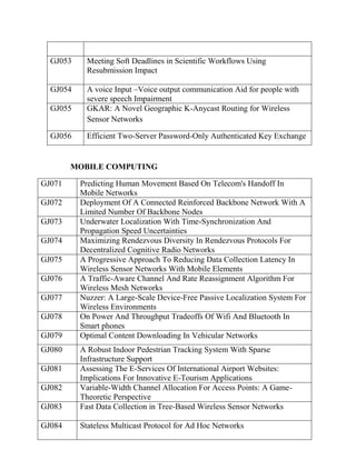 Mobileapplicationprojectsformcaingagnerchennai | DOCX