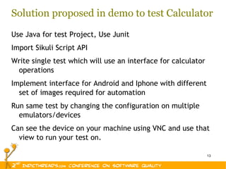 Mobile applications and automation testing | PPT