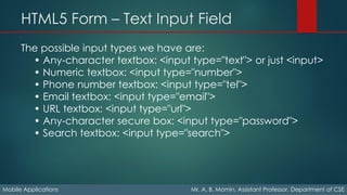 Mobile applications chapter 3 | PDF