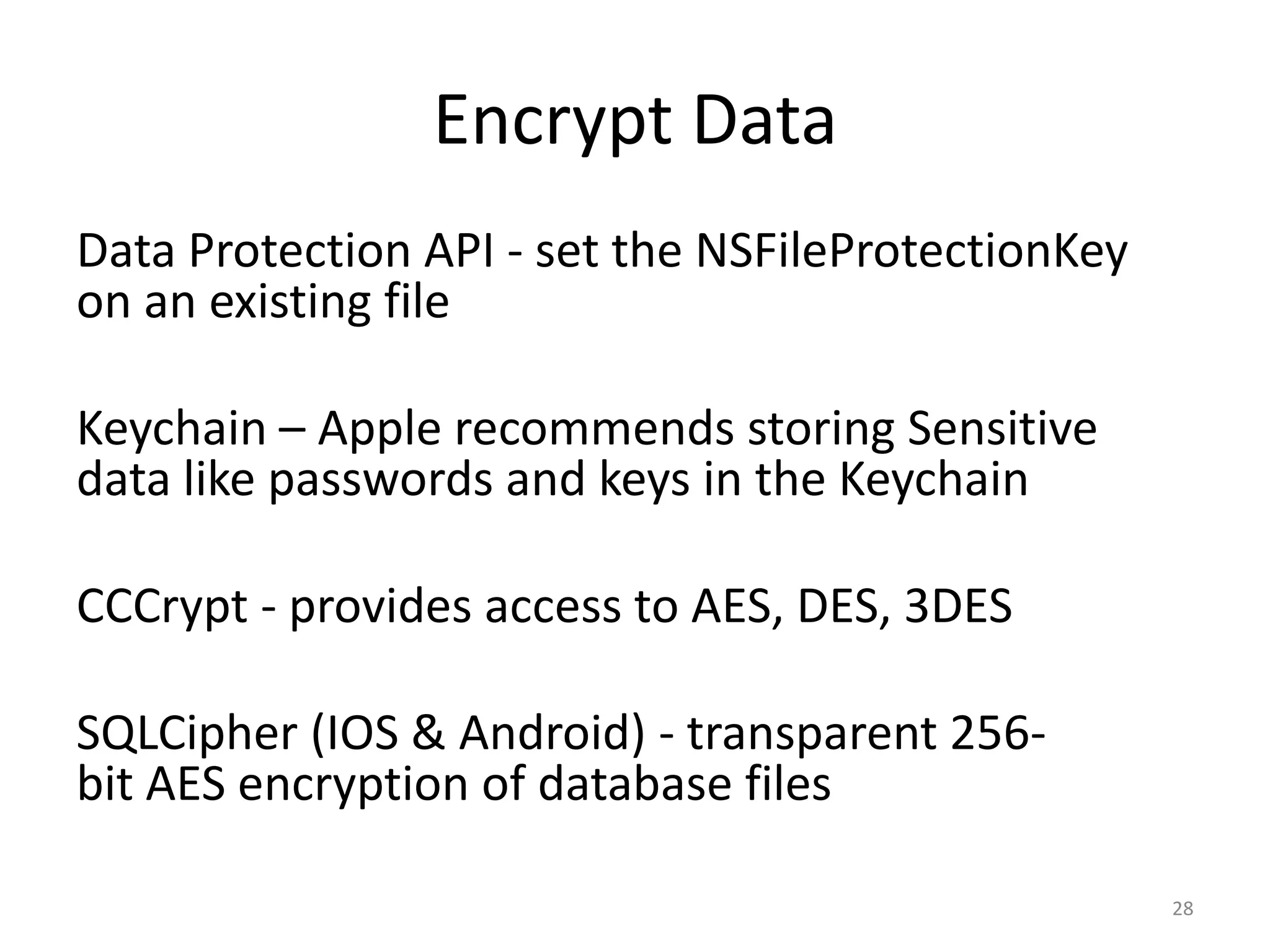Mobile Application Security | PPTX