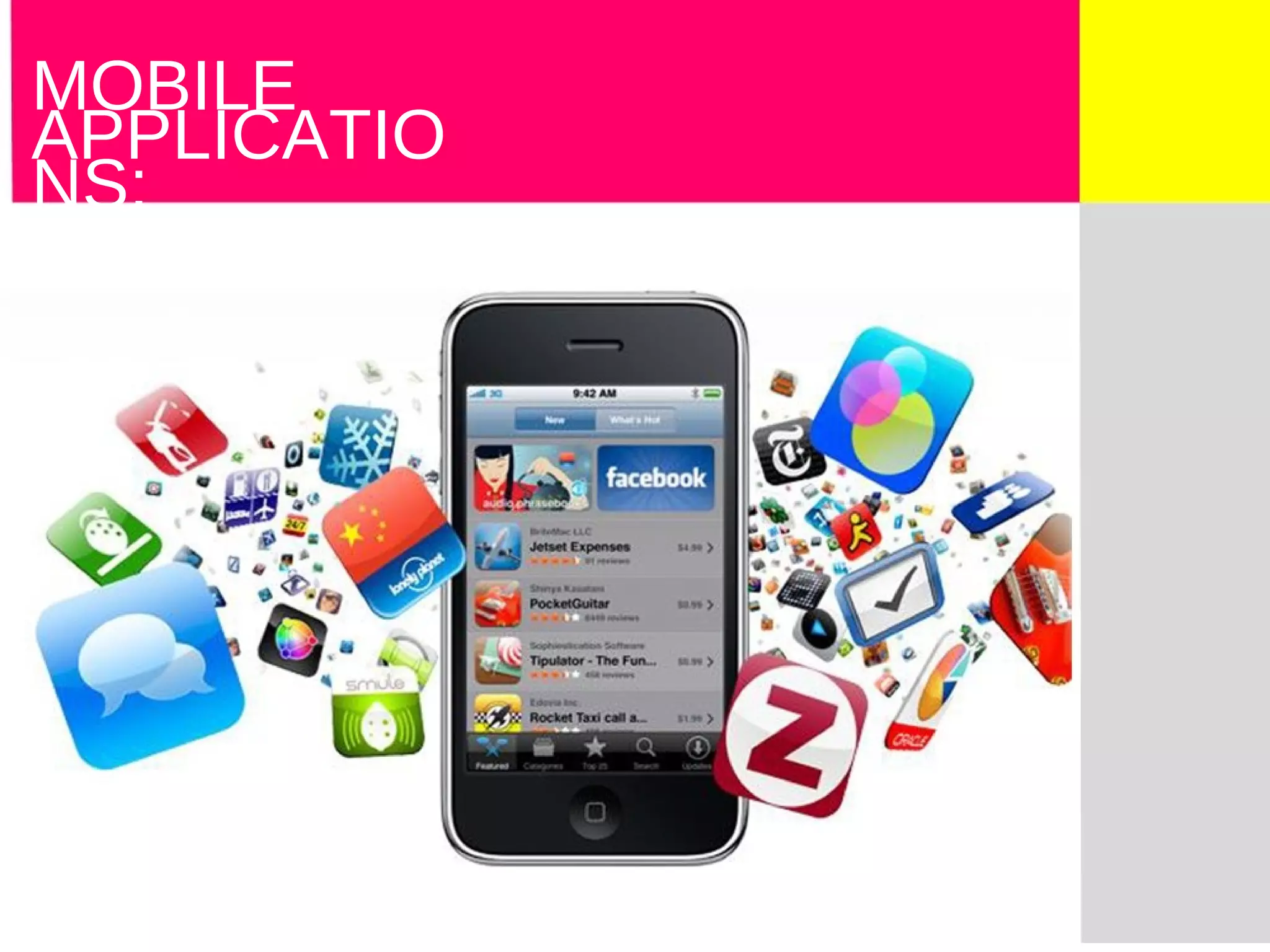 Mobile applications ppt | PPT