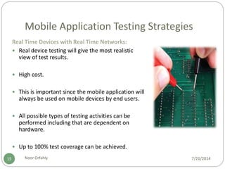 Mobile Application Testing | PPTX
