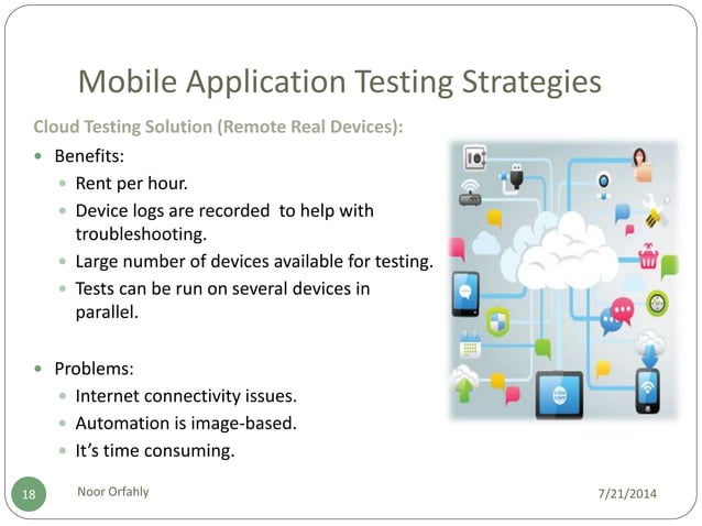 Mobile Application Testing | PPTX | Operating Systems | Computer ...