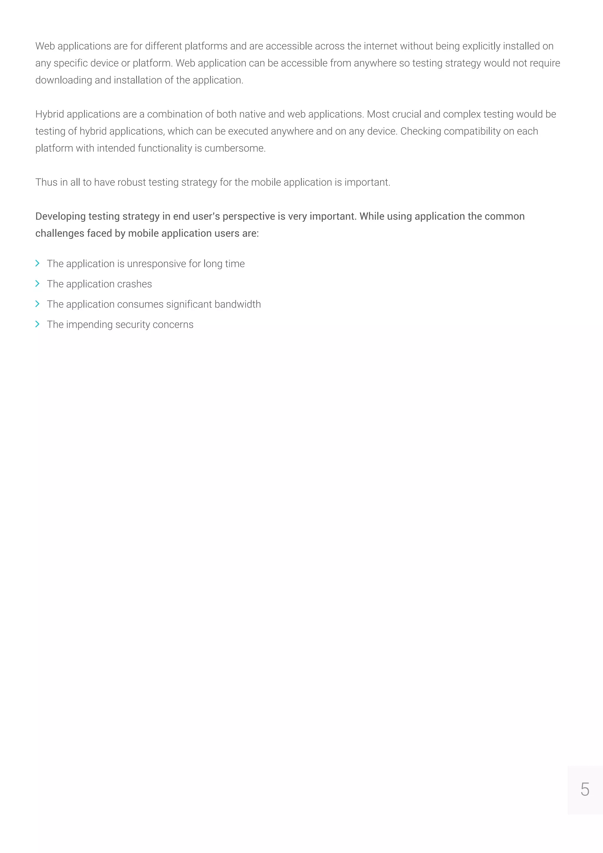 Mobile Application Testing - White Paper | PDF