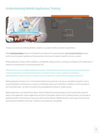 Mobile Application Testing - White Paper | PDF