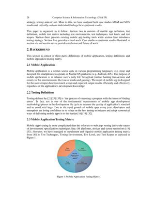 Mobile application testing matrix | PDF