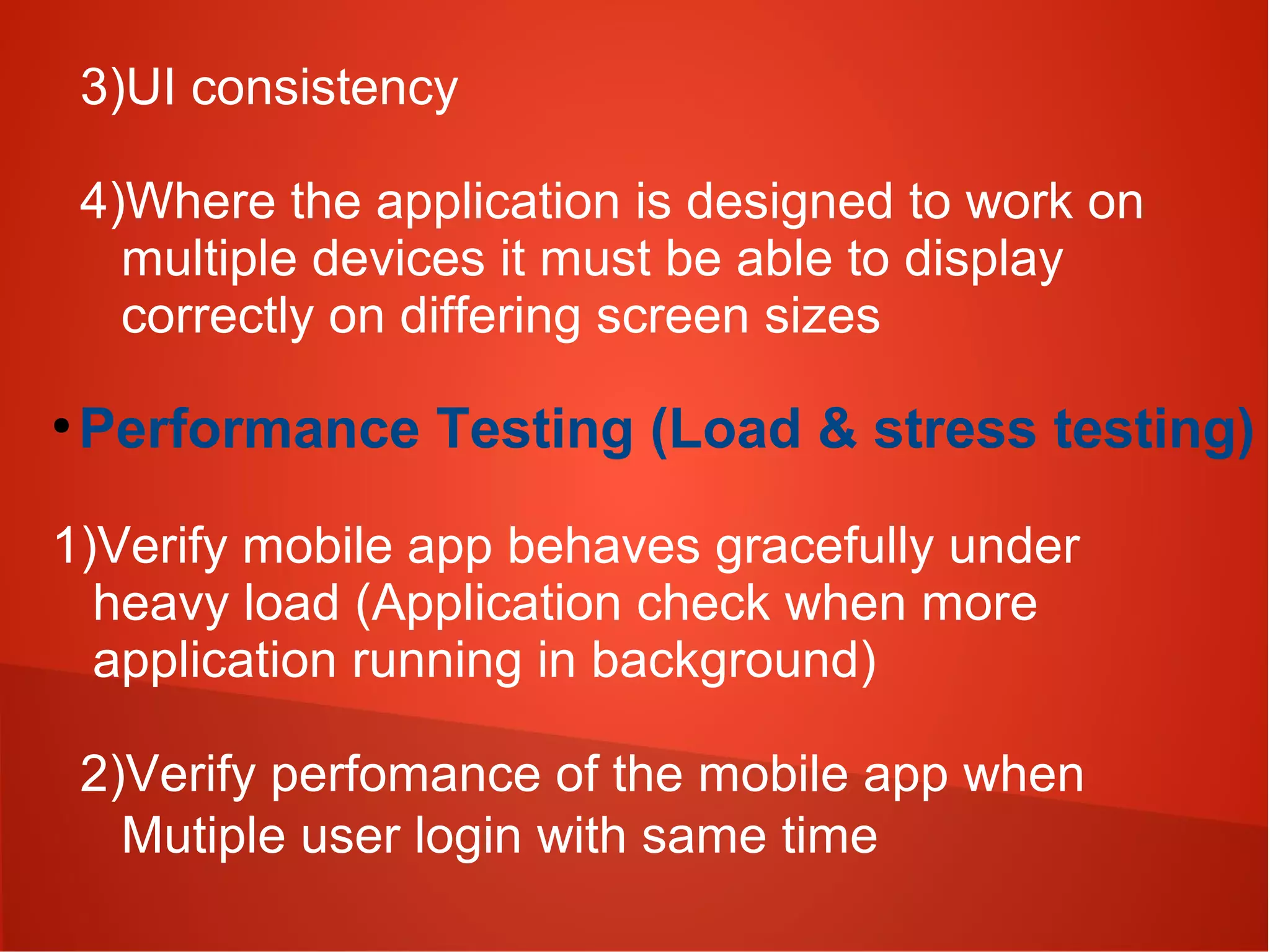 Mobile Application Testing Strategy | PPT