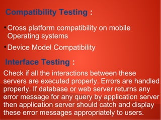Mobile Application Testing Strategy | PPT