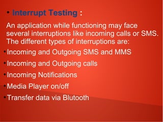 Mobile Application Testing Strategy | PPT