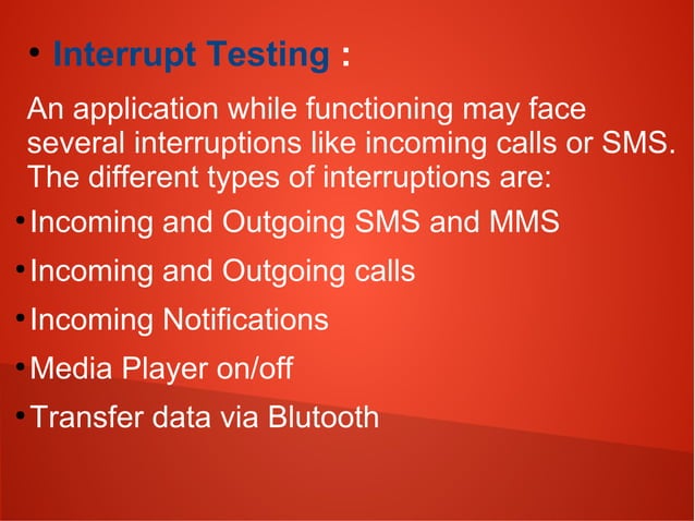 Mobile Application Testing Strategy Ppt