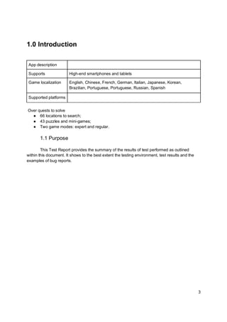 Mobile application testing report | PDF
