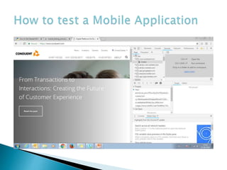 Mobile application testing tutorial | PPTX | Computer Software and ...