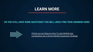 Mobile App Localization: A Quick Guide | PDF
