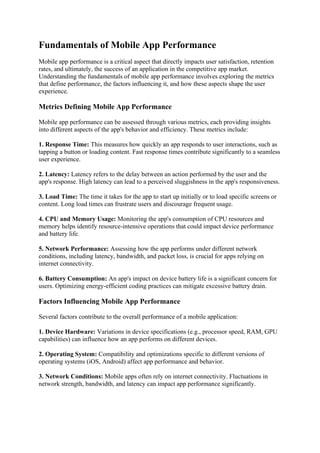 Mobile App Performance Testing: Ultimate Guide for Optimal User ...