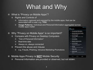 Mobile app privacy | PPTX