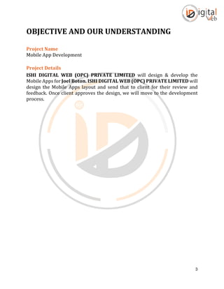 Mobile app proposal | PDF