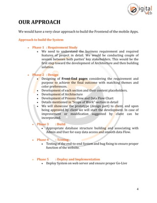 Mobile app proposal | PDF