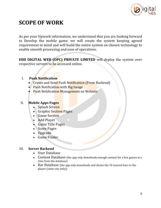 Mobile app proposal | PDF