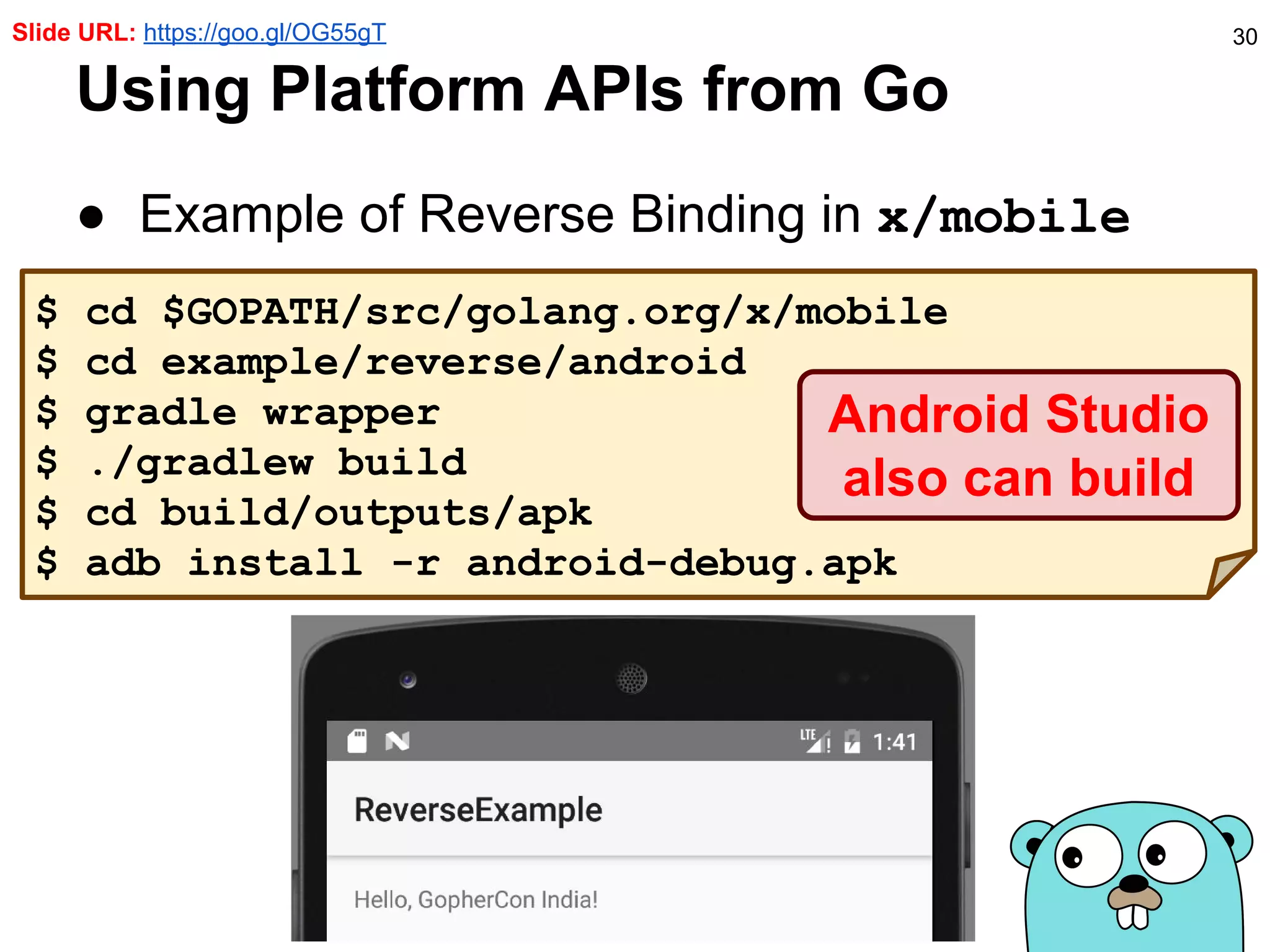 Mobile Apps by Pure Go with Reverse Binding | PDF