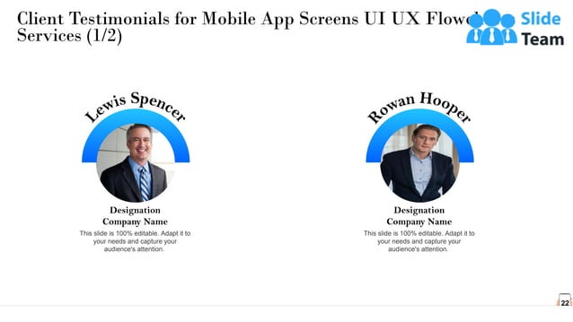 Mobile App Screens UI UX Flowcharts Proposal PowerPoint Presentation Slides | PDF