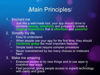 Mobile Apps Design Principles | PPTX