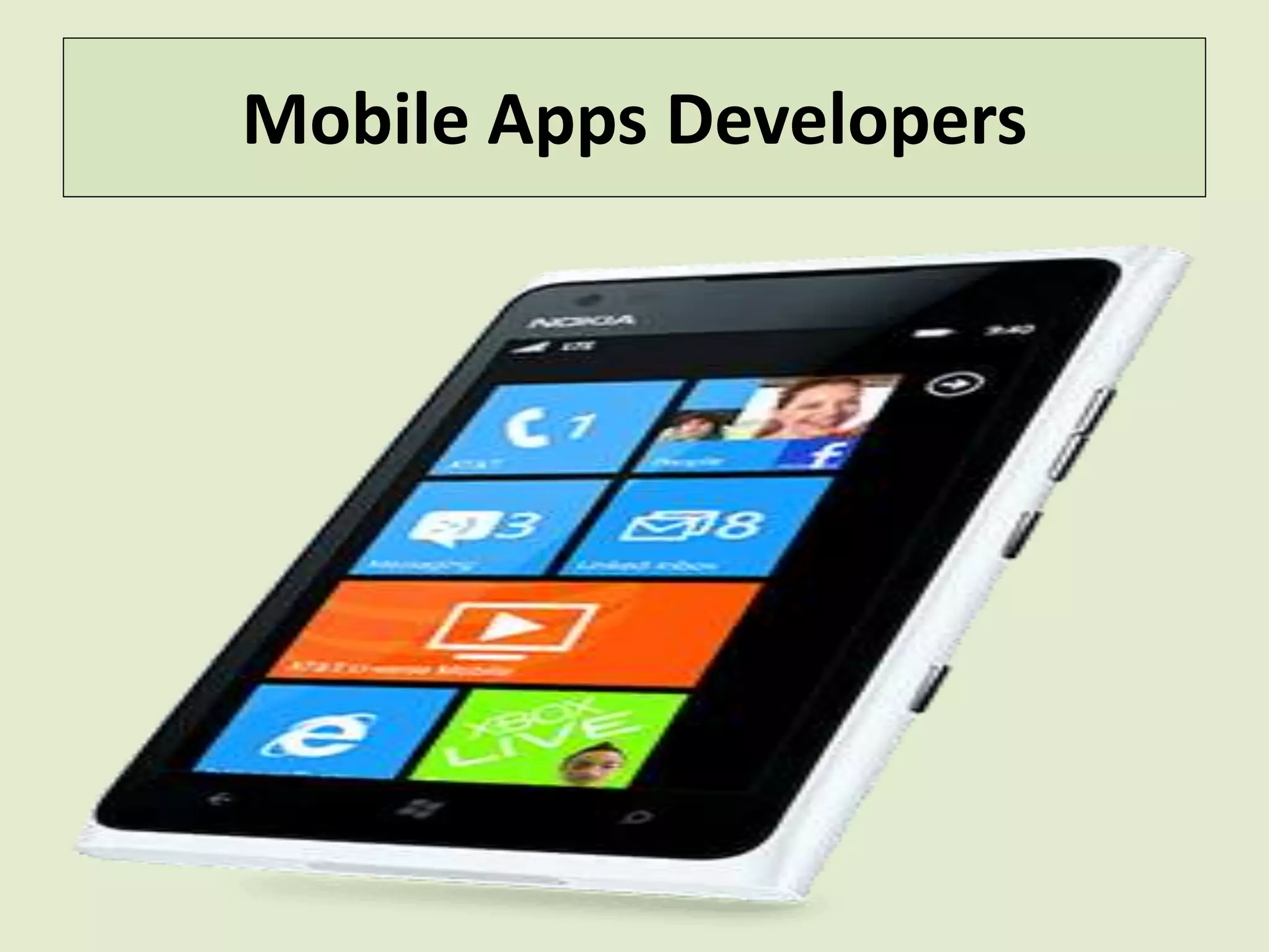 Mobile apps developers oregon | PPTX