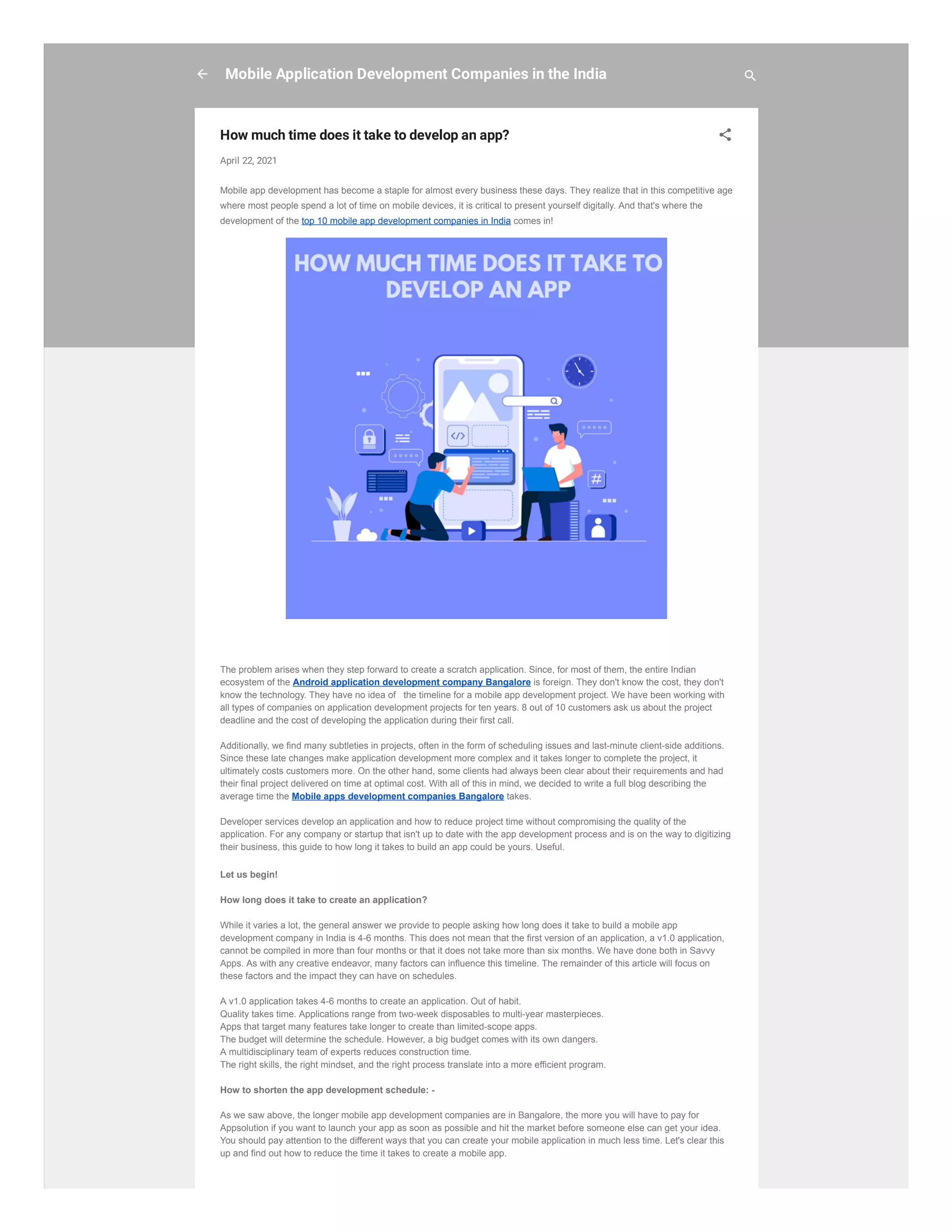 -how-much-time-does-it-take-to-develop App | PDF
