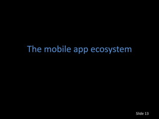 The Mobile Apps Ecosystem | PPTX