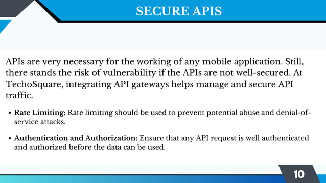 Mobile App Security Best Practices For Protecting User Data Ppt