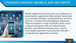Mobile App Security: Best Practices for Protecting User Data | PDF
