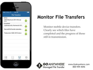 GoAnywhere File Transfer Mobile App | PPT