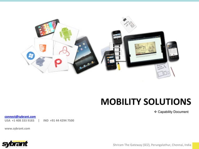 Sybrant - Mobile app solutions capability | PPT
