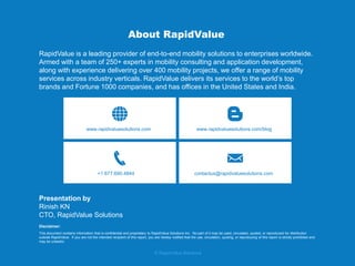 Mobile App Testing Strategy by RapidValue Solutions | PDF