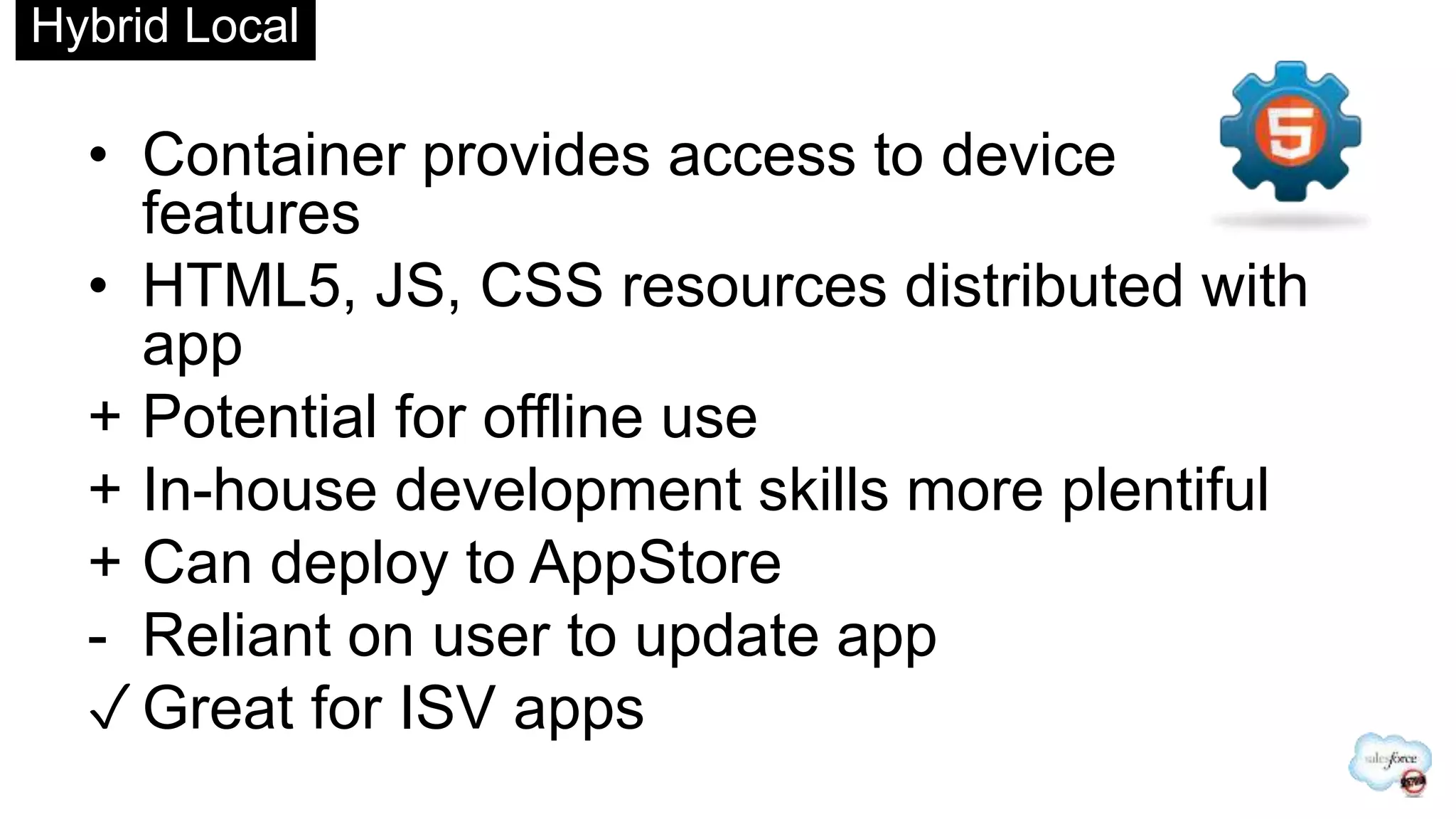 Salesforce Mobile Architecture Introduction Ppt