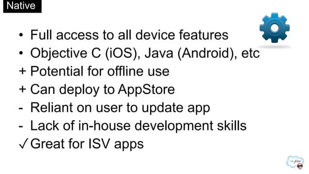Salesforce Mobile Architecture Introduction Ppt